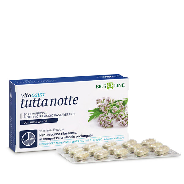 VitaCalm Tutta Notte con Melatonina – Erboristeria La Mandragora